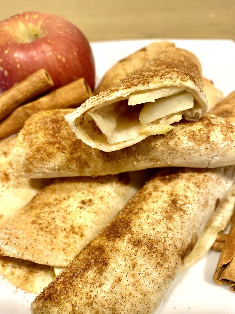 Quick and Easy Apple Pie Crispitos in the Air Fryer - Cooking on Sunshine